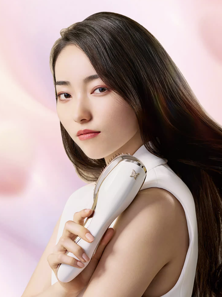 CHOUOHC閃蝶鎏金梳紅光頭皮護理按摩養髮護髮精華電動儀器 - HALOHK